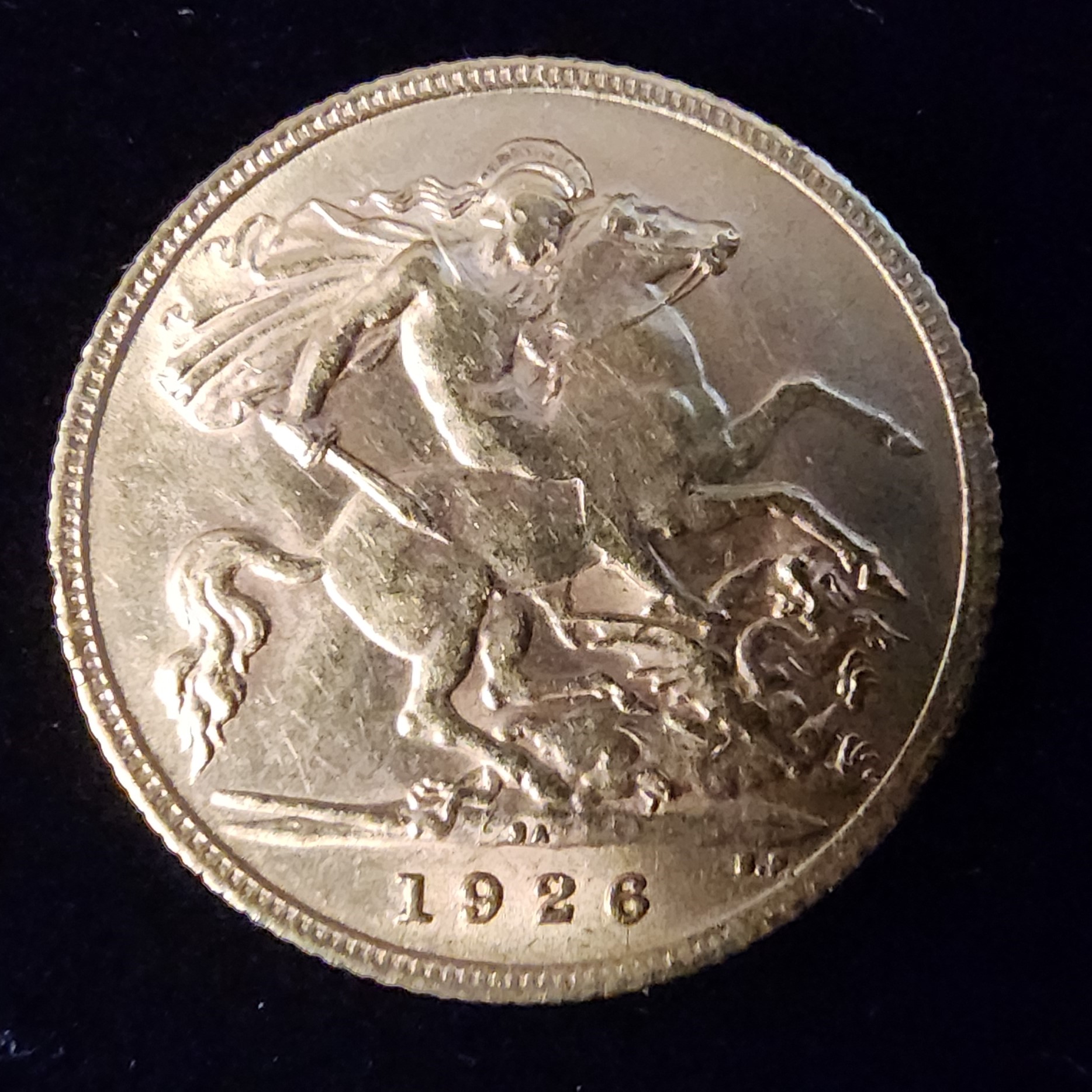 1926 Gold Half Sovereign George V - Gold Buyer